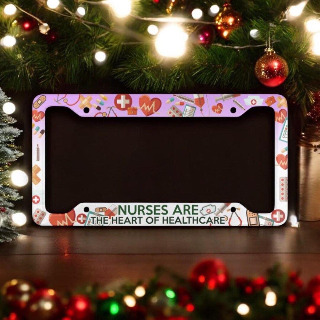 Nursenew1license Plate Frame, Nurse, Gift for Her, Nurse License Plate ...