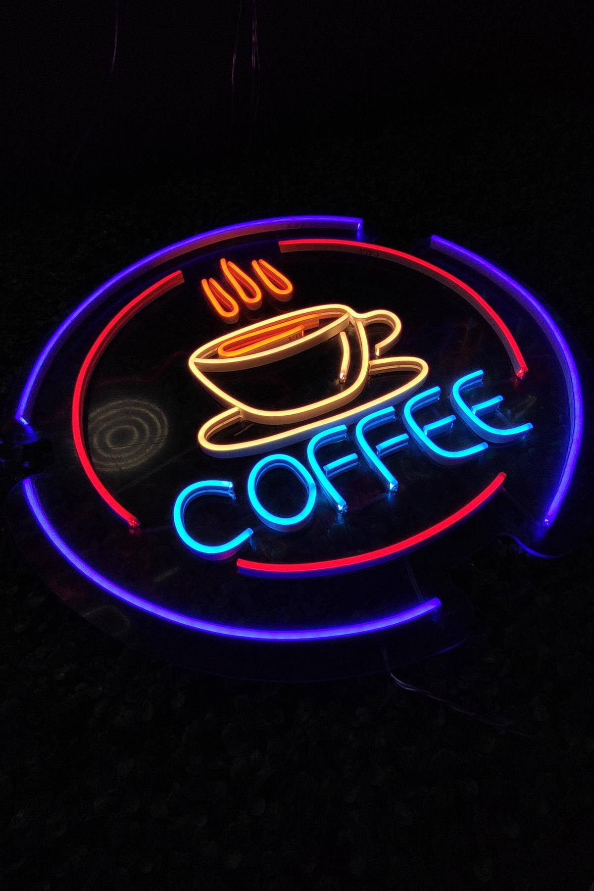 Coffee Neon Sign Coffee Bar Led Sign Coffee Neon Light Coffee Cup Neon ...