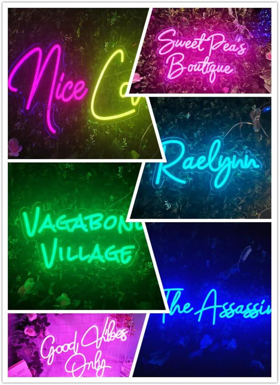 Custom Neon Sign Name Neon Signs Neon Sign Wedding Signs LED Neon Light ...