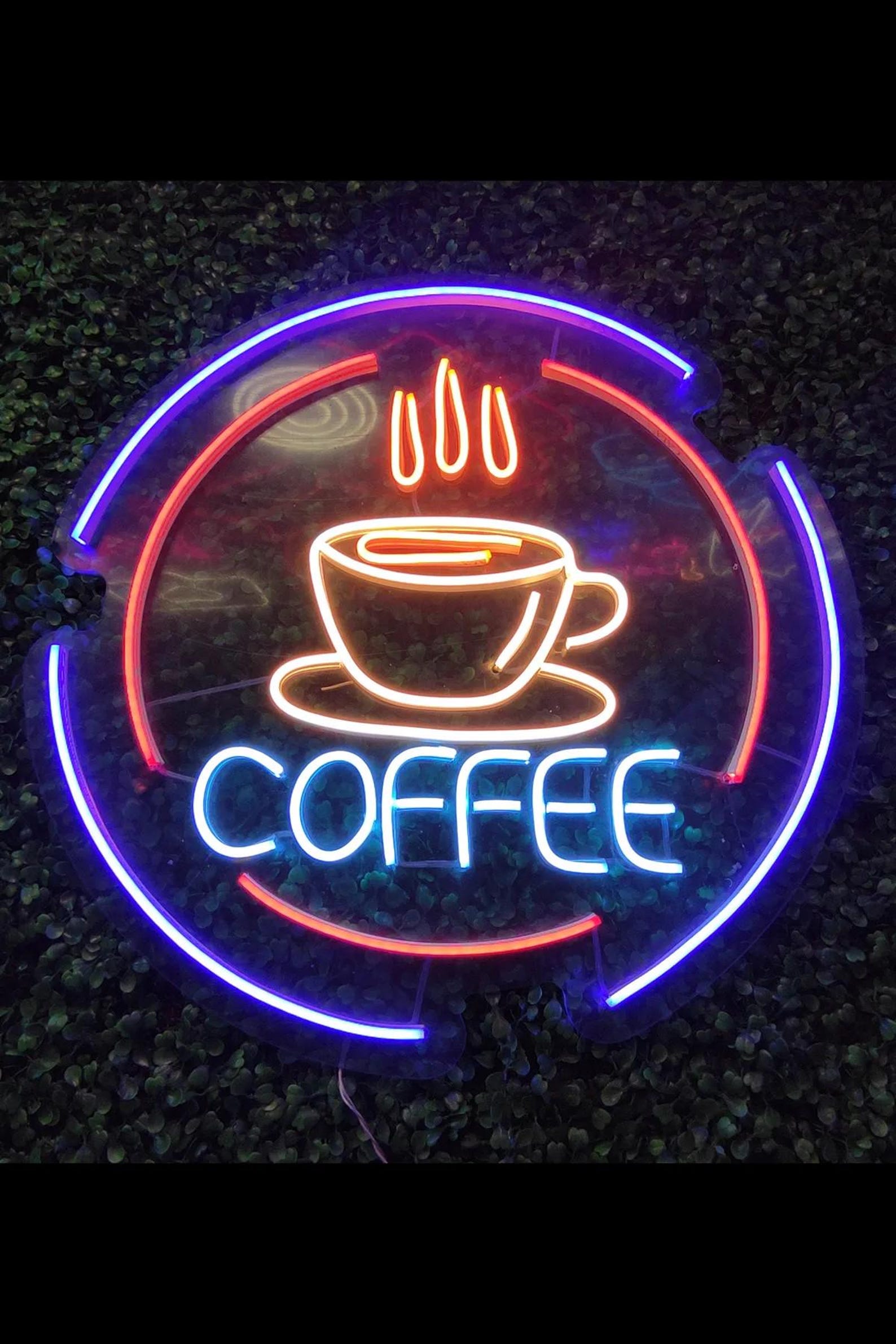 Coffee Neon Sign Coffee Bar Led Sign Coffee Neon Light Coffee Cup Neon ...