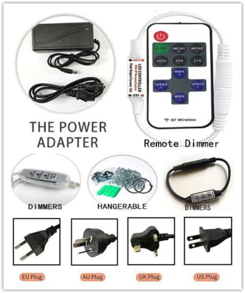 Happy New Year With Lights: Neon LED Sign Wall Decoration Product - Etsy