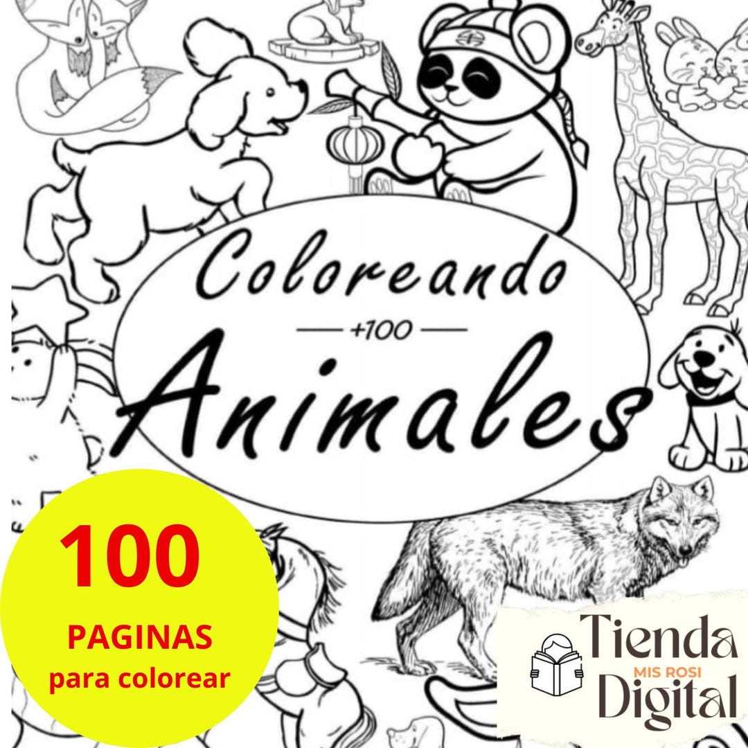 100 Animal Coloring Pages/animal Coloring Pages/coloring Book for Kids ...