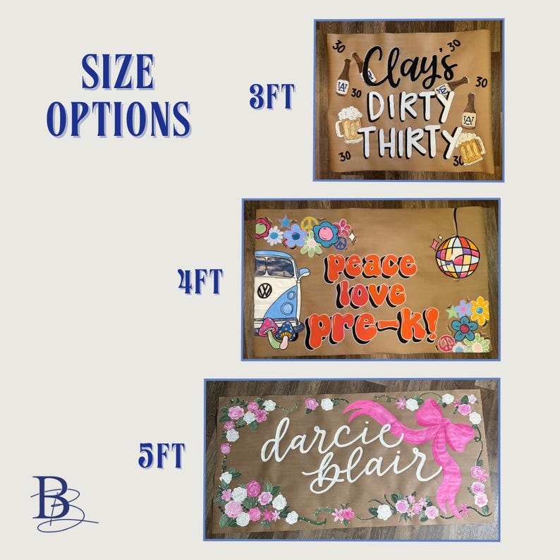 CUSTOM Hand-painted Event Banner - Etsy