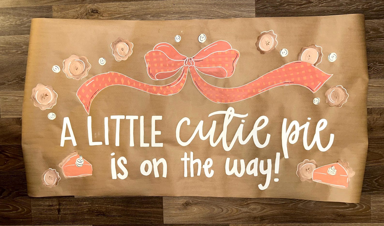 CUSTOM Girly Baby Shower Banner, Hand-painted - Etsy