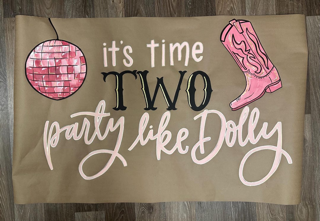 CUSTOM Birthday GIRL Banner, Hand-painted - Etsy