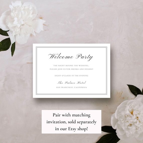 Wedding welcome party invitation 60 photos - Vianawedding.com