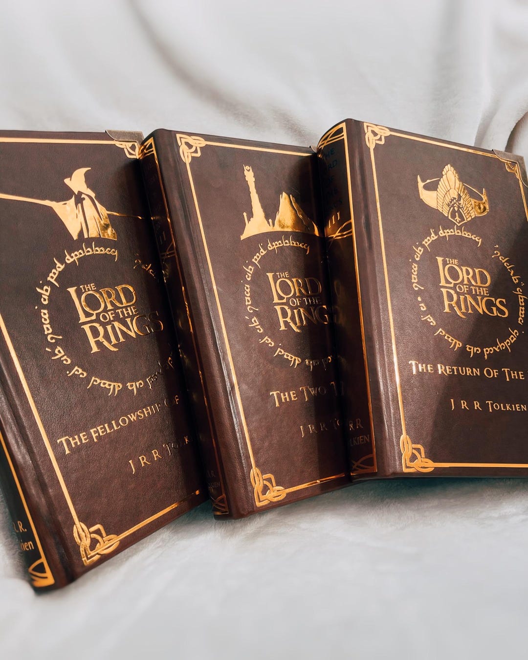 The Lord of the Rings J. R. R. Tolkien Leather-bound Book Rebinds ...