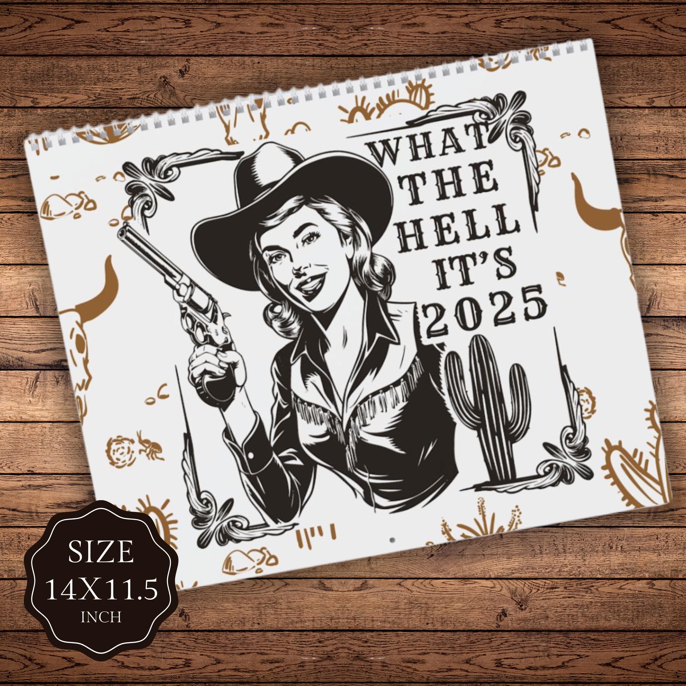 2025 Cowgirl Quotes Calendar, Western Calendar for Cowgirls 2025, Gifts ...