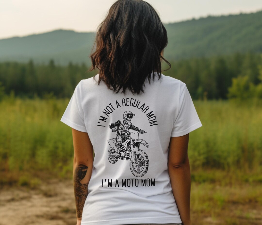 Moto Mom Shirt, Skeleton Moto Mom Shirt, Cool Moto Mom, Im a Moto Mom ...