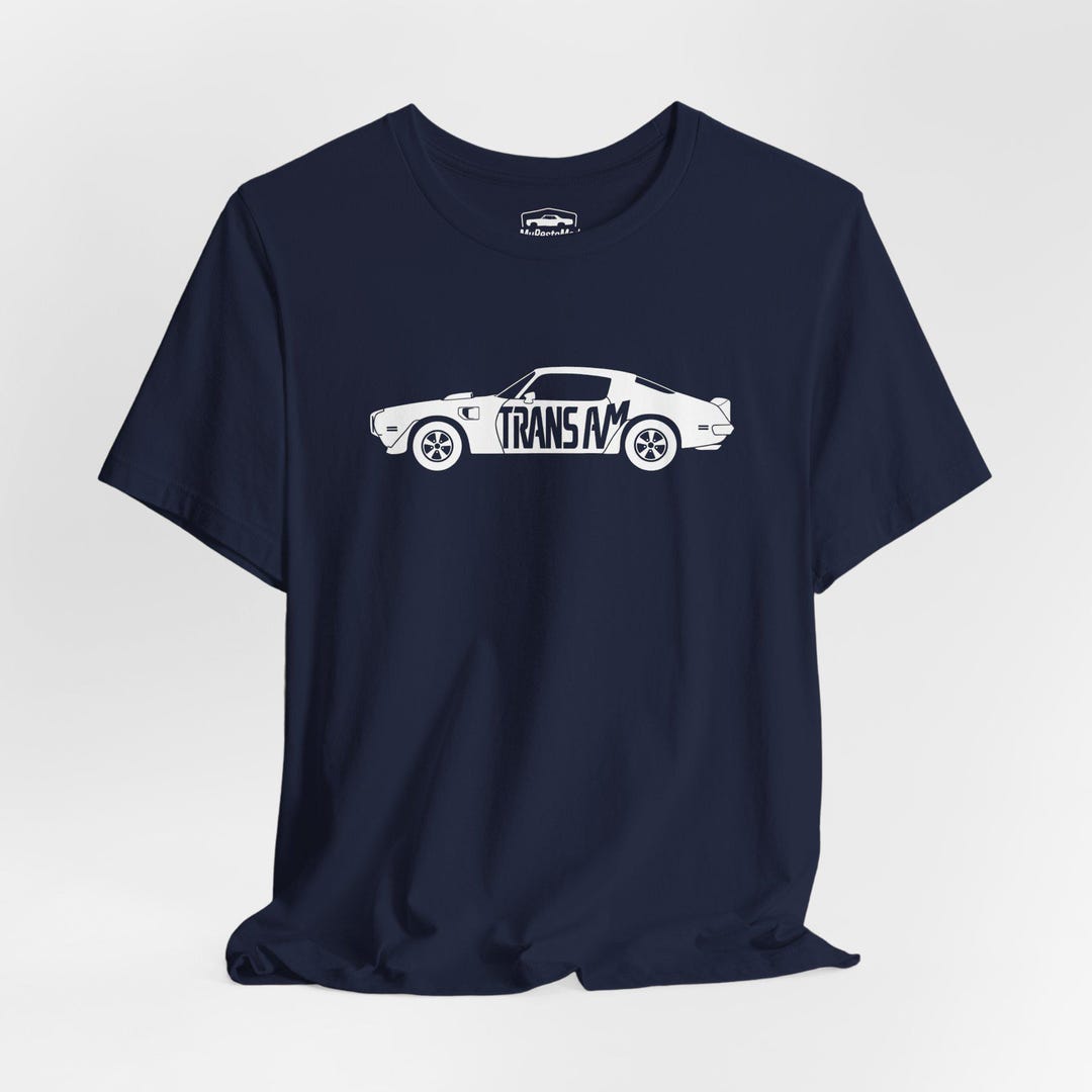 1973 Pontiac Trans Am Calligram Tee | Vintage Muscle Car Typography - Etsy