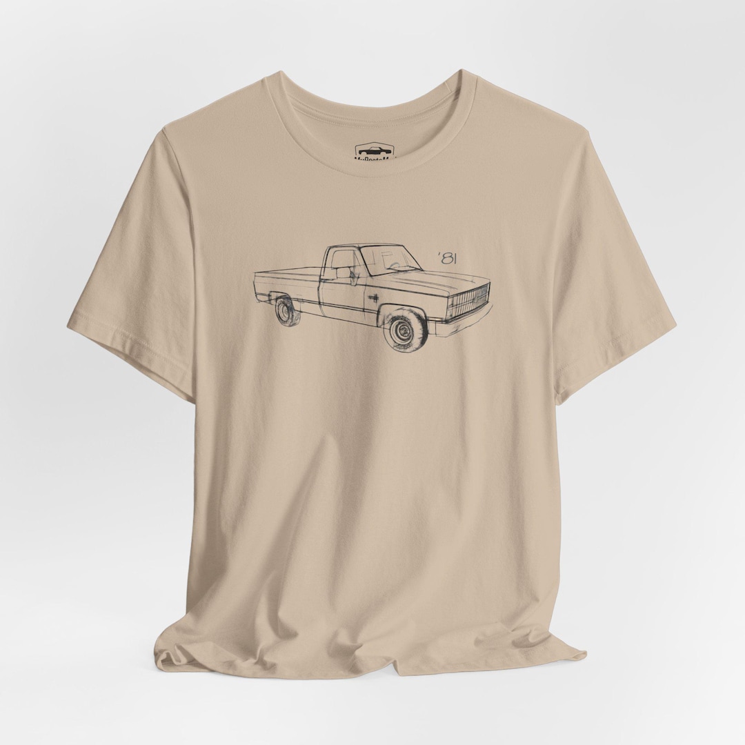 1981 Chevy C10 Squarebody Pickup Truck T-shirt | Classic Vintage Truck ...