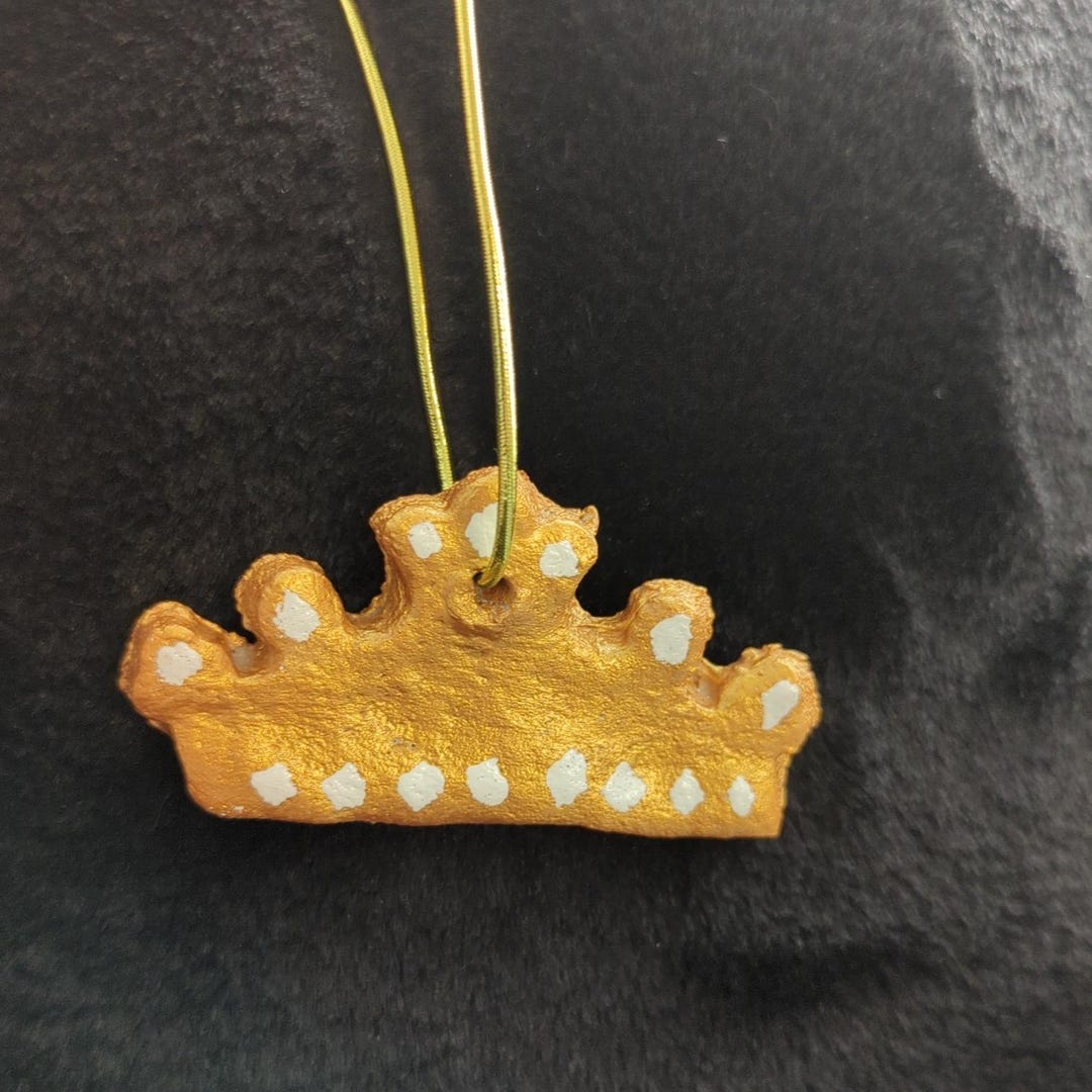 Hanging Golden Crown With Diamonds - Etsy