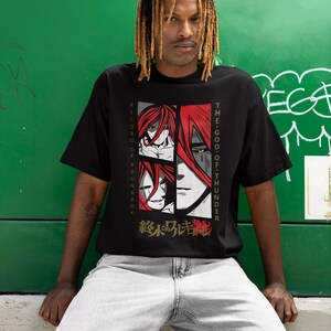 Record of Ragnarok Anime Unisex Garment-dyed T-shirt, Manga Graphic Tee ...