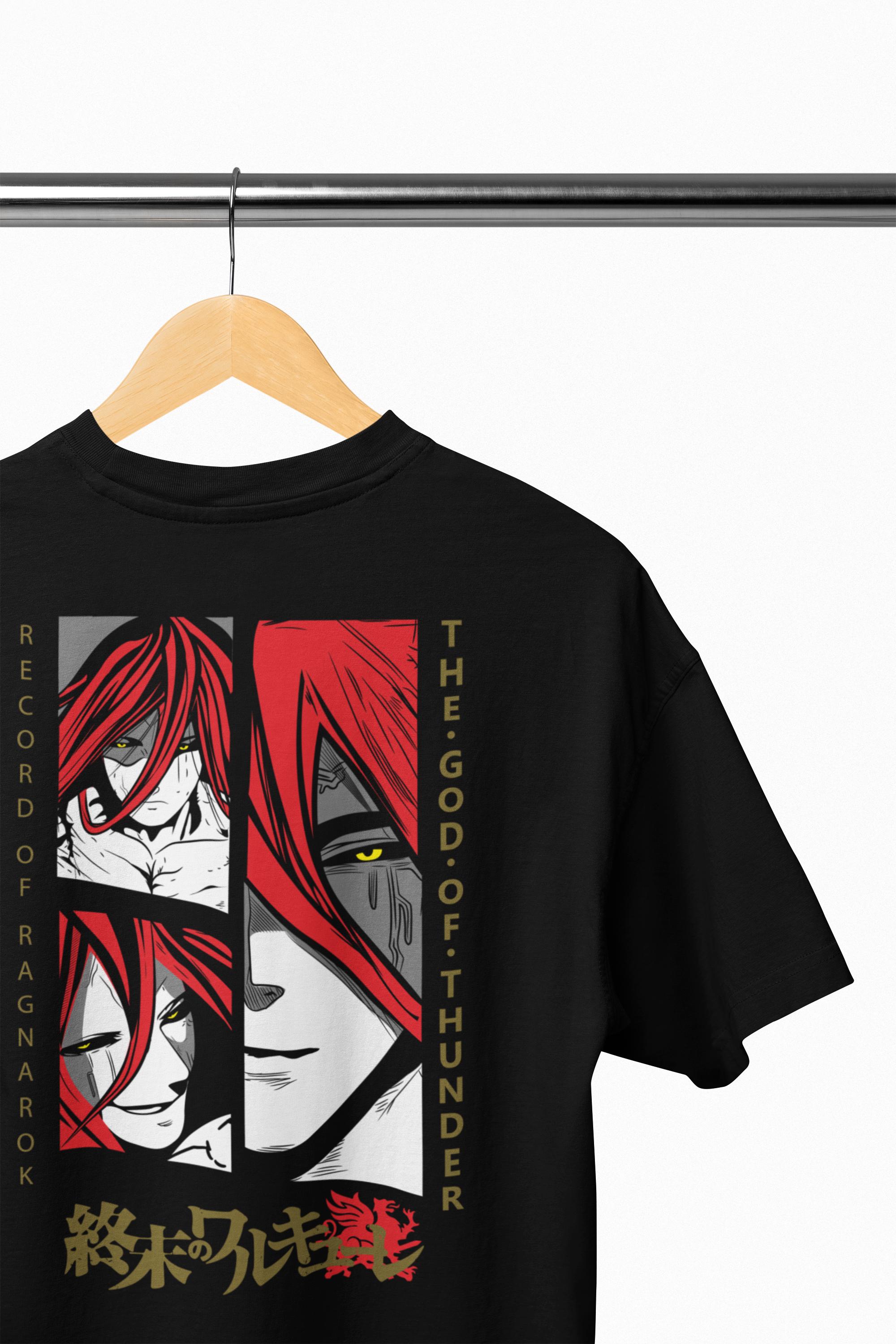 Record of Ragnarok Anime Unisex Garment-dyed T-shirt, Manga Graphic Tee ...