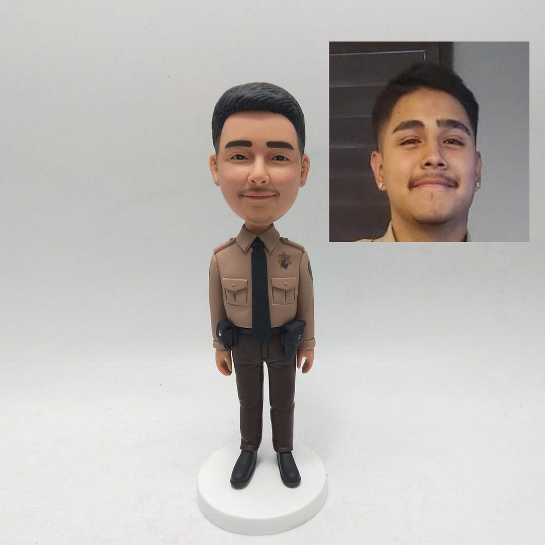 Custom Police Officer Bobblehead，retirement Gift for Law Enforcement ...