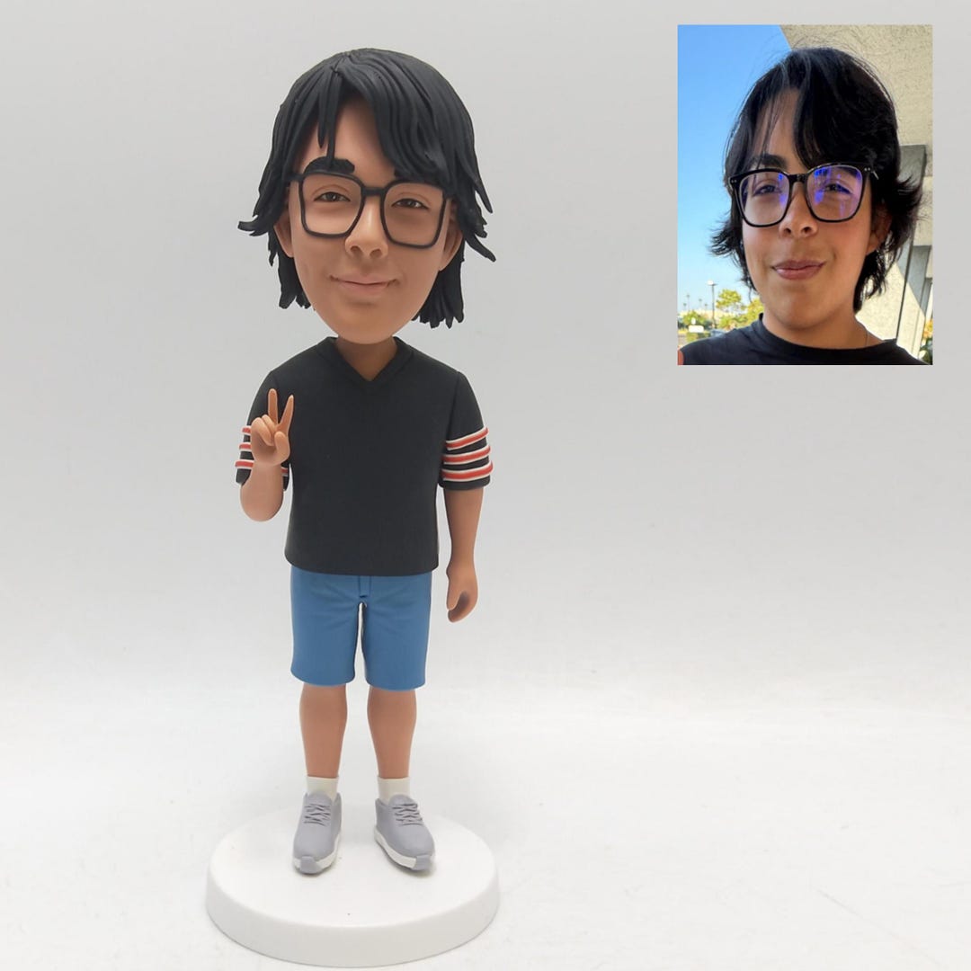 Custom Handmade Figurine Personalized Lifelike Holiday Desk Display ...