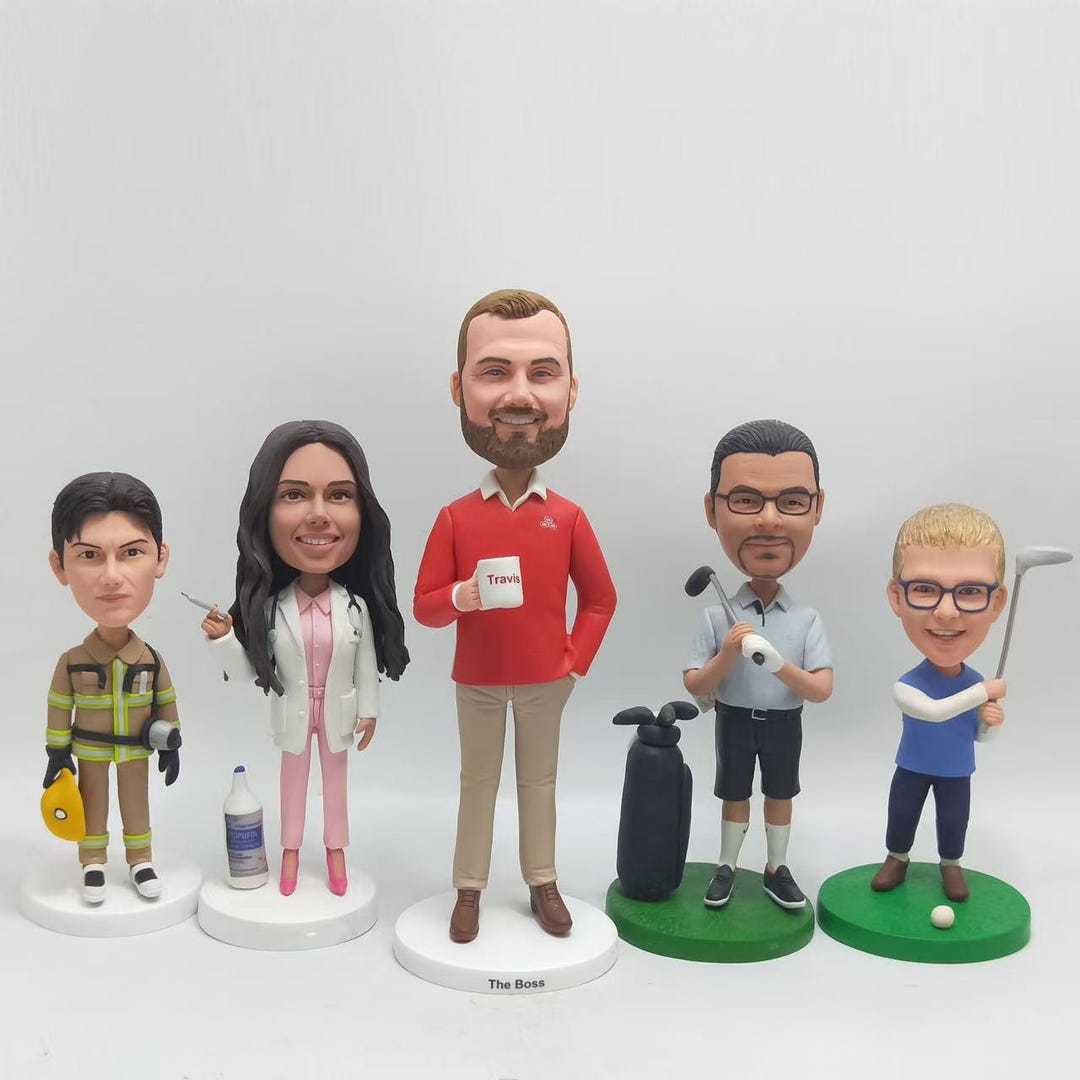 Custom Christmas Bobbleheads, Fully Photo Based, Christmas Company ...