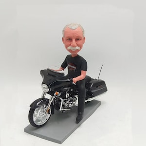 Custom Motorcycle Rider Bobblehead，custom Motorcycle Lovers Gifts ...
