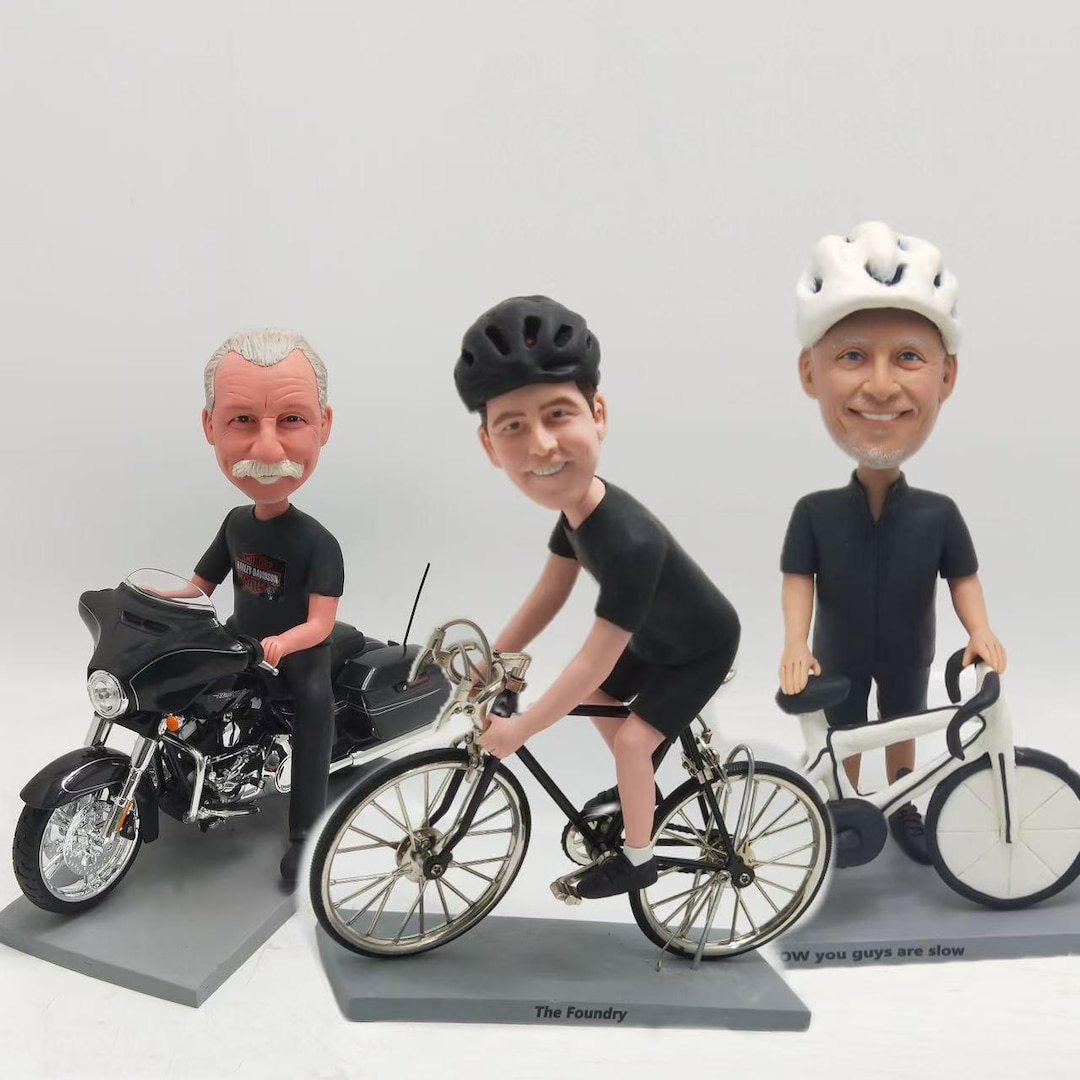 Custom Motorcycle Bobblehead Custom Motorcycle Gifts for Boyfriend Gift ...