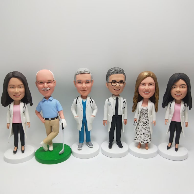 Custom Doctor Bobblehead - Personalized Nurse Birthday Gift & Thank You ...