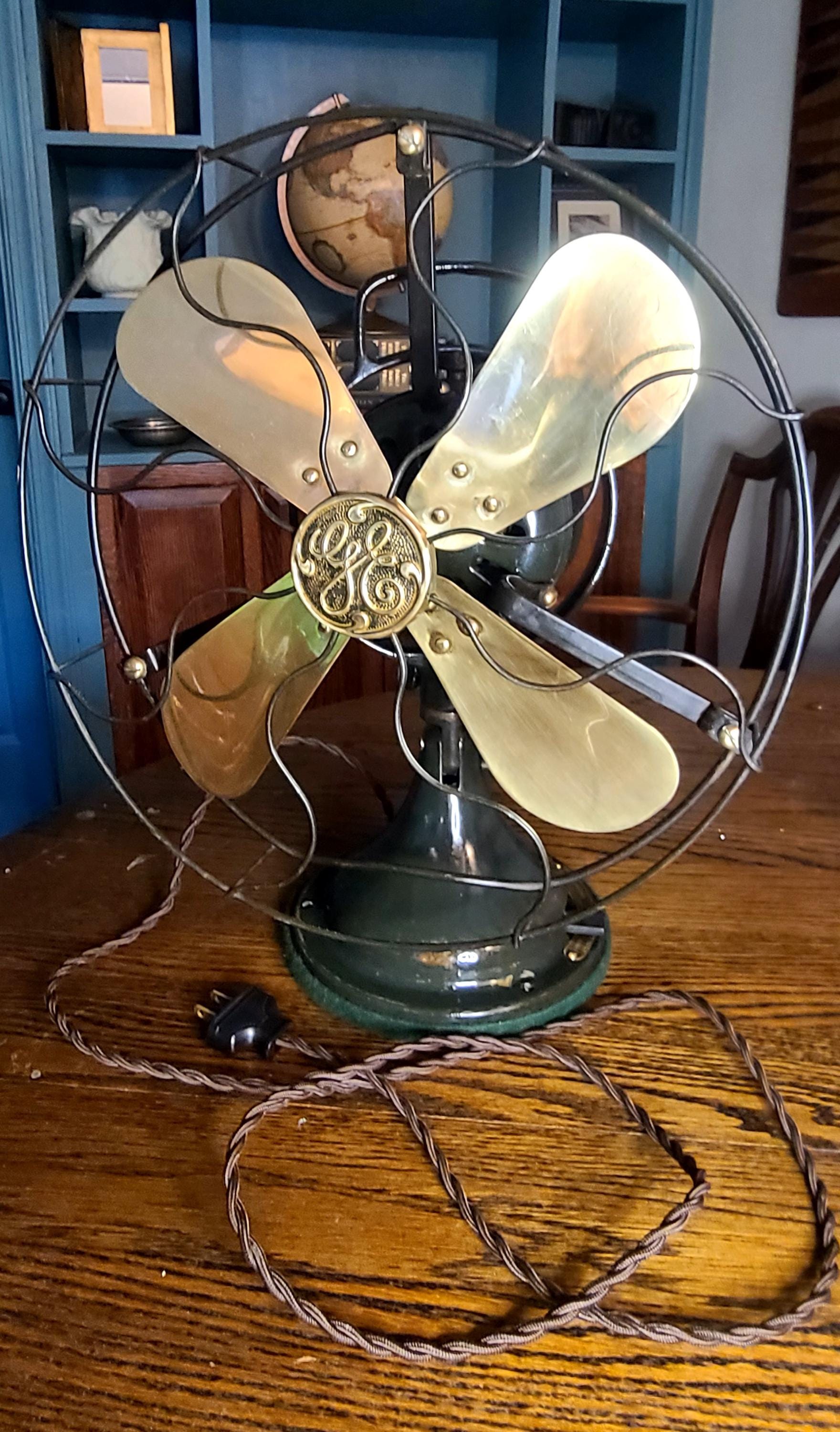 General Electric- GE- Circa 1916-1924 Brass Blade Diameter 12" Antique ...