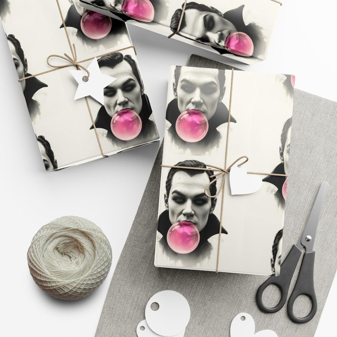 Phantom of the Opera Vintage Retro Goth Christmas Gift Wrap Roll ...