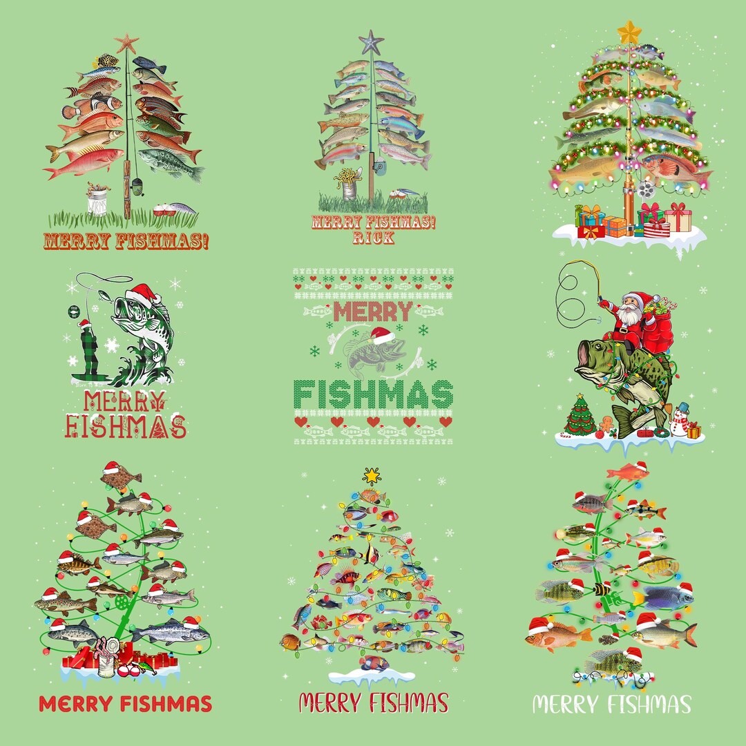 Merry Fishmas Png, Merry Fishmas Png, Merry Christmas Png, Christmas ...
