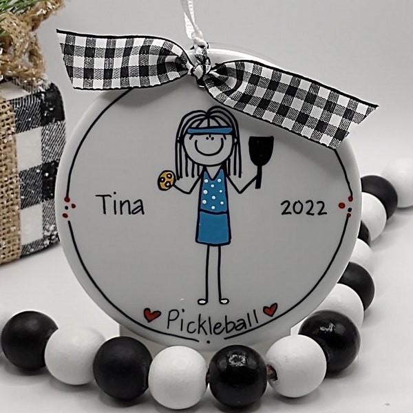 Pickleball Stick Figure - Etsy