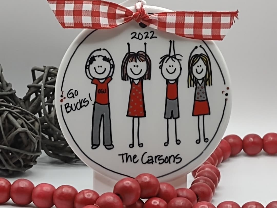O-H-I-O OSU Buckeye Family Custom Personalized/personalized - Etsy