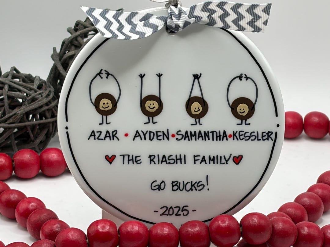 Ohio State (2-8 Nuts) OSU Licensed Buckeye Nut Family Personalized ...