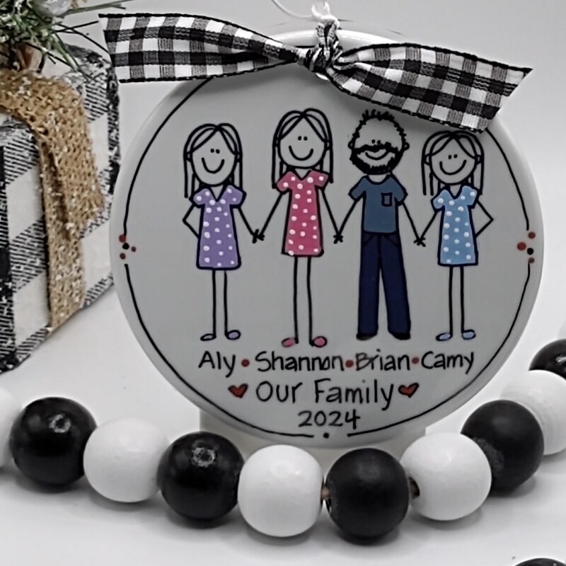 Stick Family of 4 - Etsy