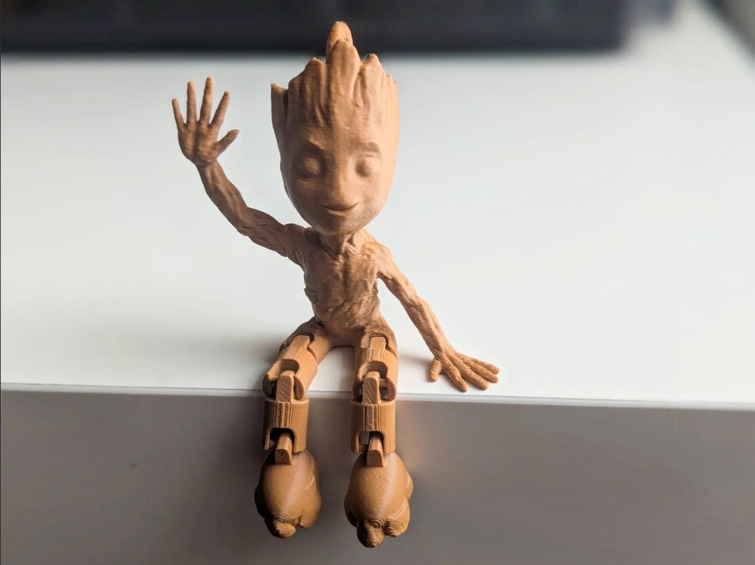3D Printed Groot / Groot / 3D Printed / Printed Grout / Grout 3D Print / PLA / 3D / Figures ...