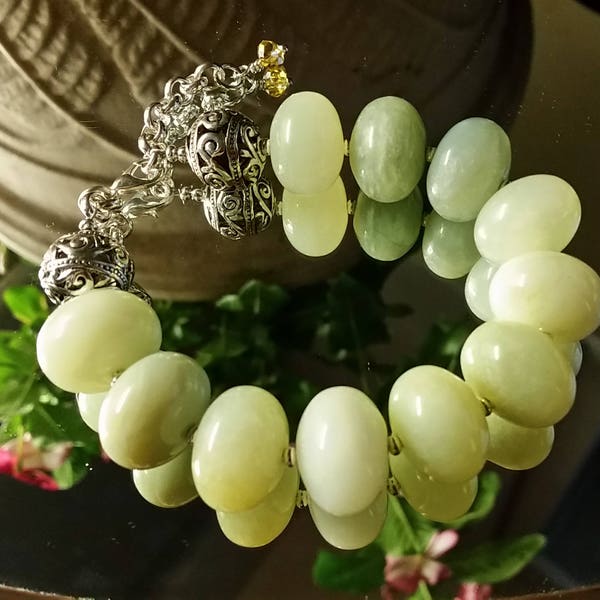 Lemon Jade Serpentine - Etsy