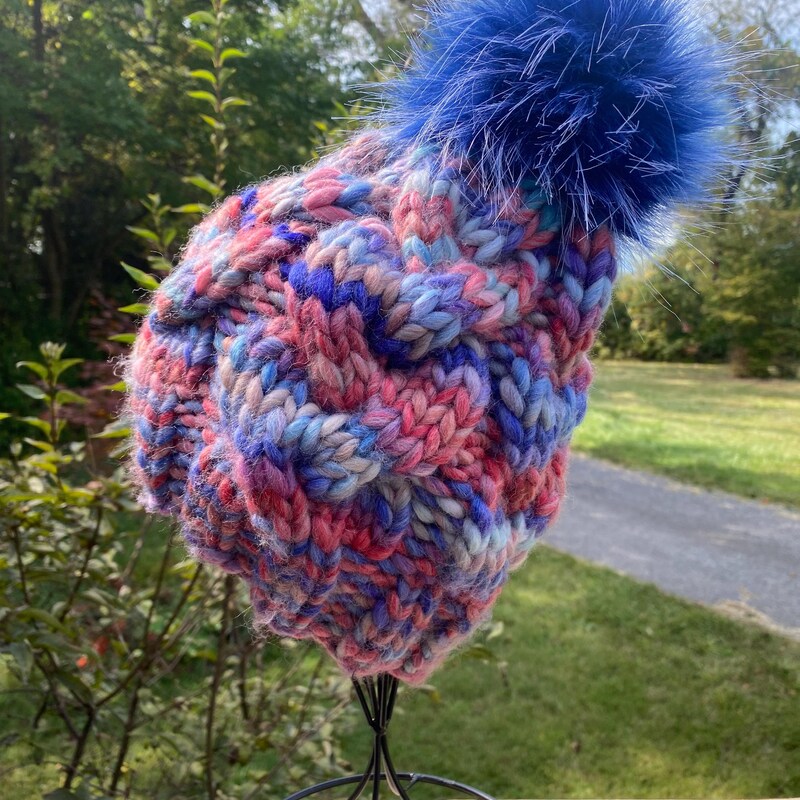 Hand Knit Hat - Etsy