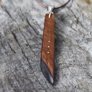 6000 Year Old Irish Bog Yew Pendant, Hand-carved Minimalist Irish ...