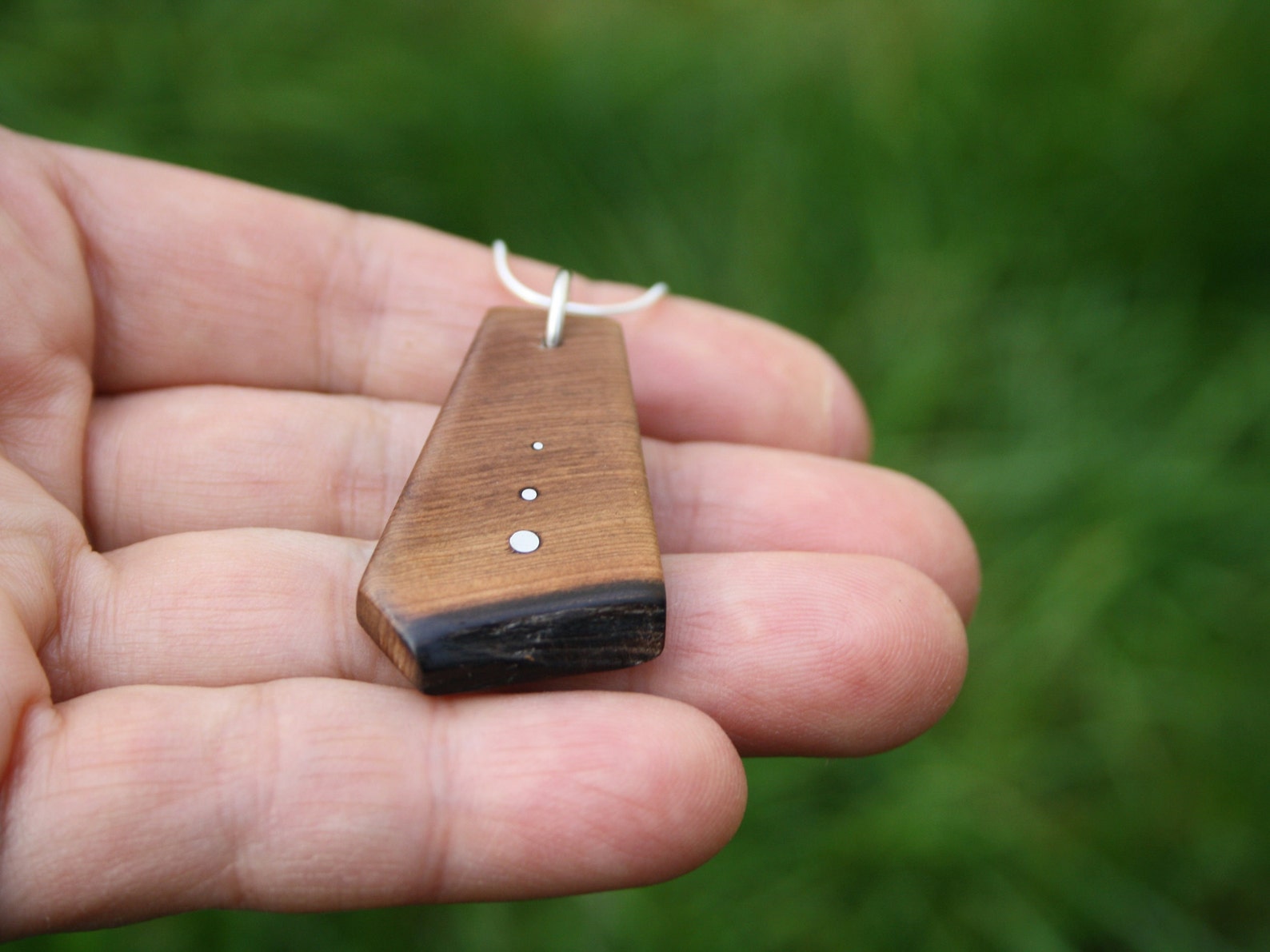 Hand-carved Irish Bog Yew Pendant 6000 Year Old Minimalist - Etsy