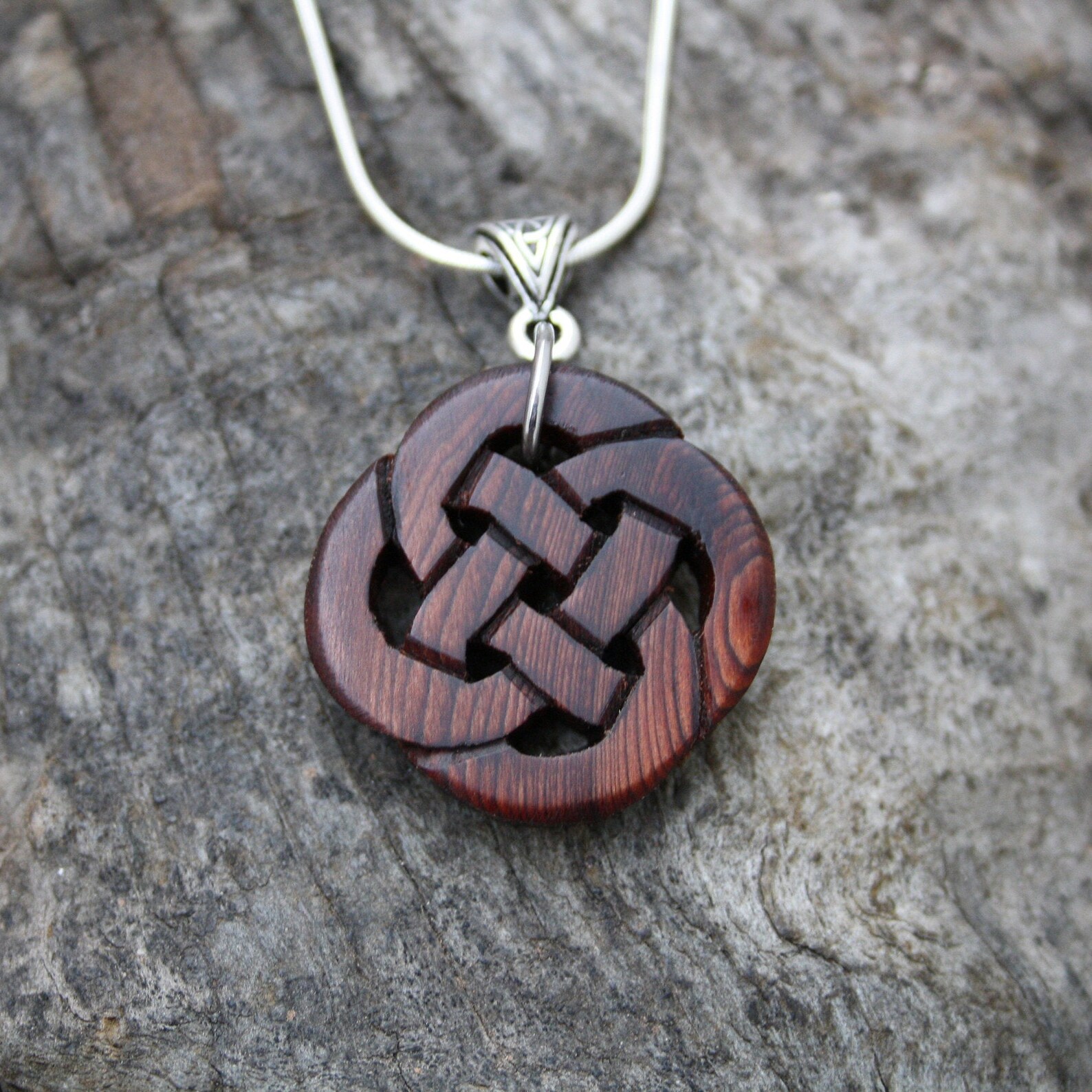 Hand Carved 6000 Year Old Irish Bog Yew Celtic Infinity - Etsy UK