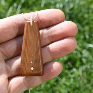 Hand-carved Irish Bog Yew Pendant, 6000 Year Old Minimalist Bog Yew ...