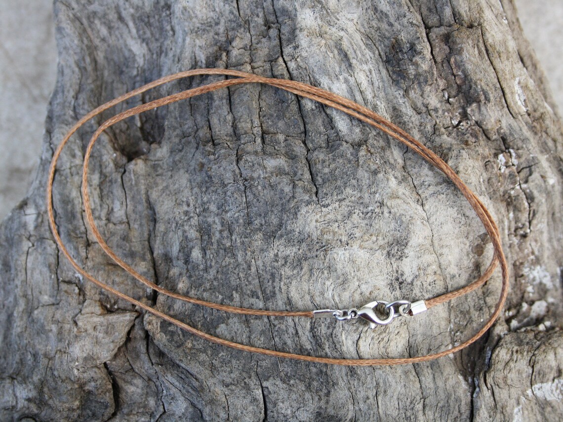 Irish Yew Wood Pendant With Sterling Silver Inlays, Handmade 5th ...