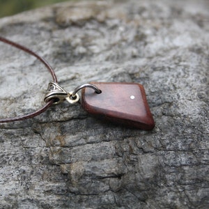 6000 Year Old Irish Bog Yew Pendant, Hand-carved Minimalist Irish ...