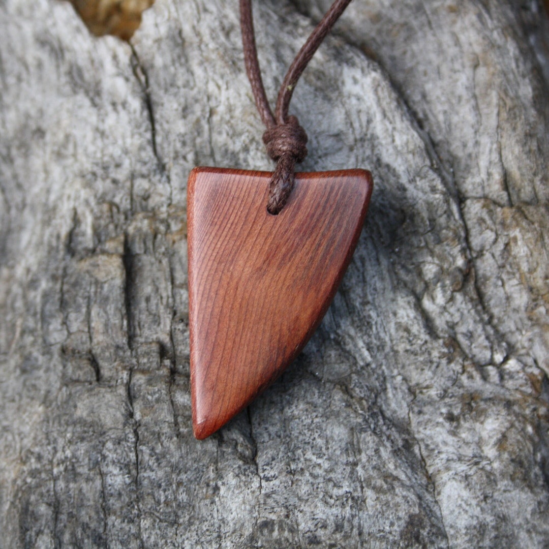 6000 Year Old Irish Bog Yew Necklace, Unique Bogwood Pendant, Bog Wood ...