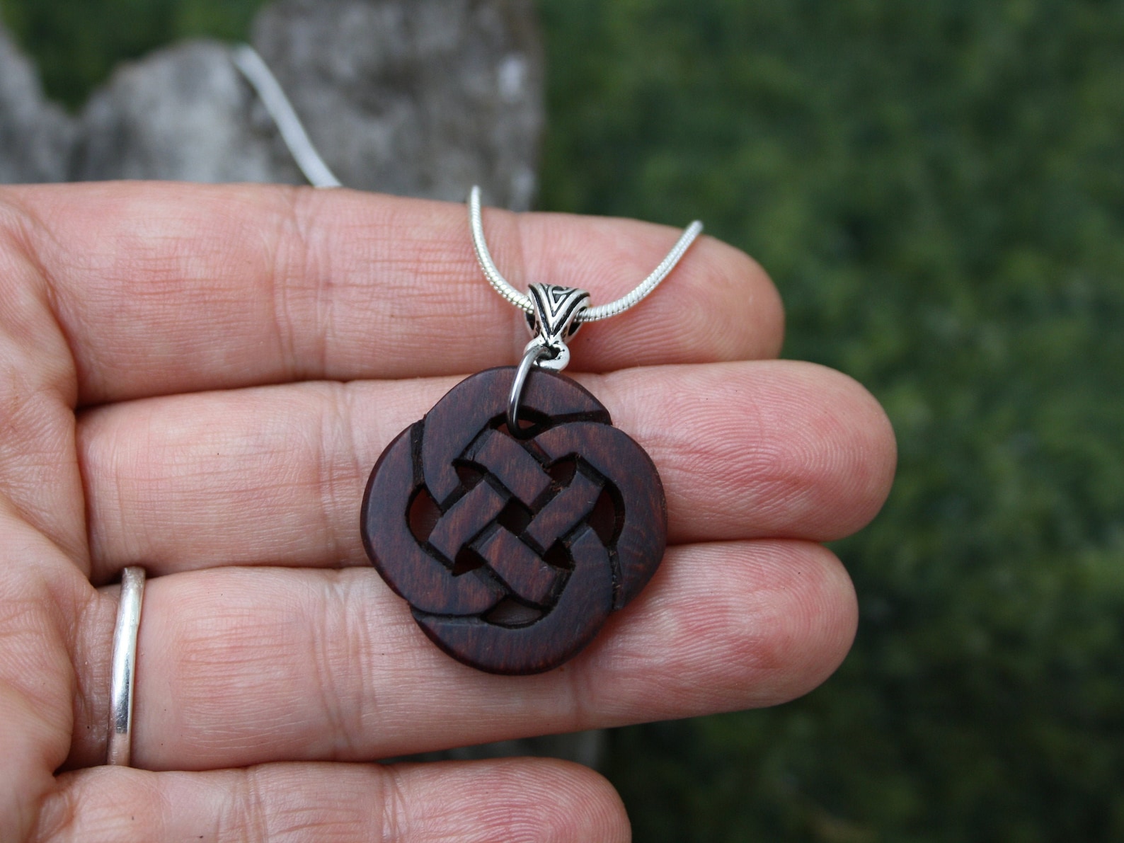 Hand Carved 6000 Year Old Irish Bog Yew Celtic Infinity - Etsy UK