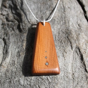 Hand-carved Irish Bog Yew Pendant, 6000 Year Old Minimalist Bog Yew ...