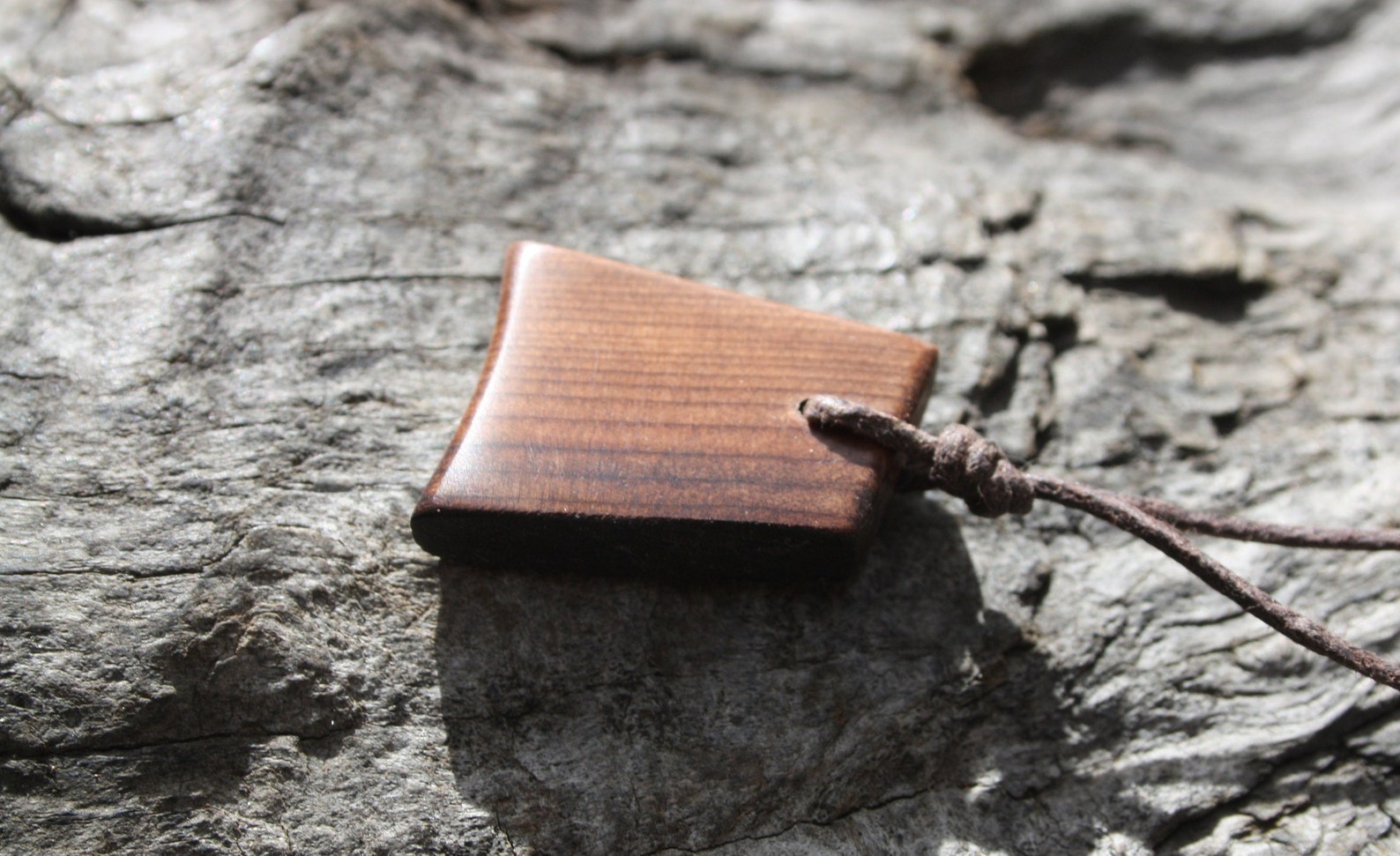 6000 Year Old Irish Bog Yew Necklace Unique Bogwood Pendant - Etsy