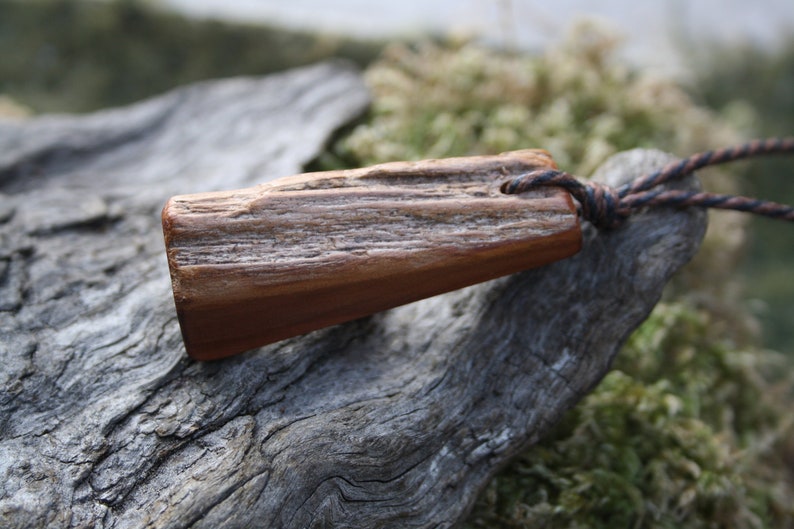 6000 Year Old Irish Bog Yew Necklace Unique Bogwood Pendant - Etsy