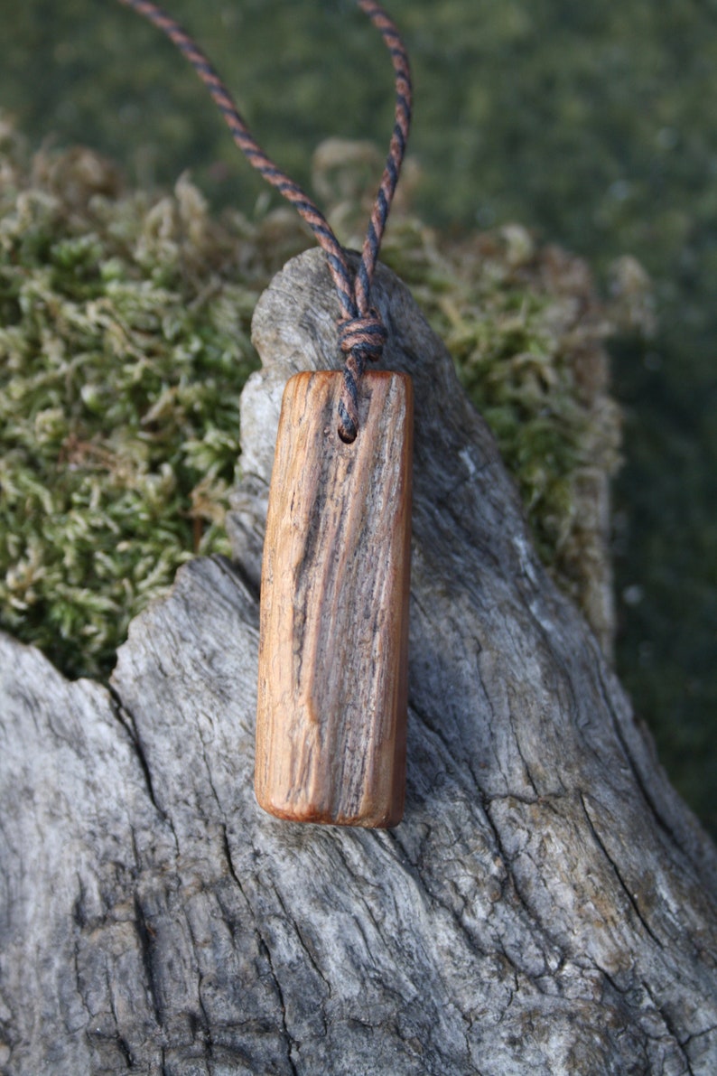 6000 Year Old Irish Bog Yew Necklace Unique Bogwood Pendant - Etsy