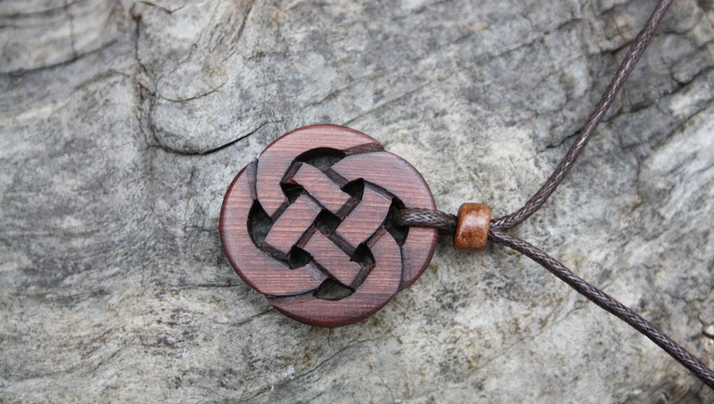 Hand Carved 6000 Year Old Irish Bog Yew Celtic Infinity | Etsy