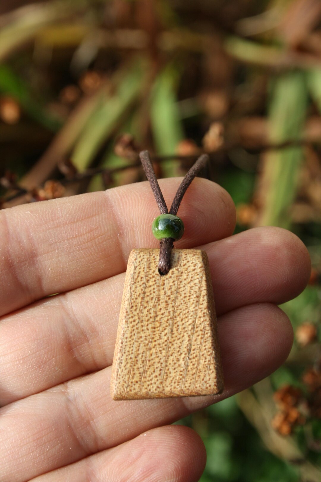 Irish Elm Wood Pendant: Hand-carved Magic Wood Necklace From Ireland ...