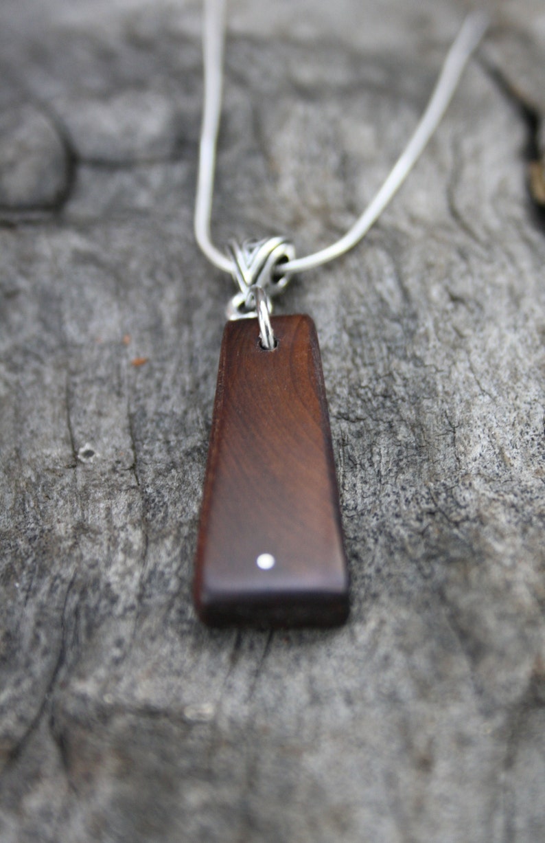 6000 Year Old Irish Bog Yew Pendant Hand-carved Minimalist - Etsy