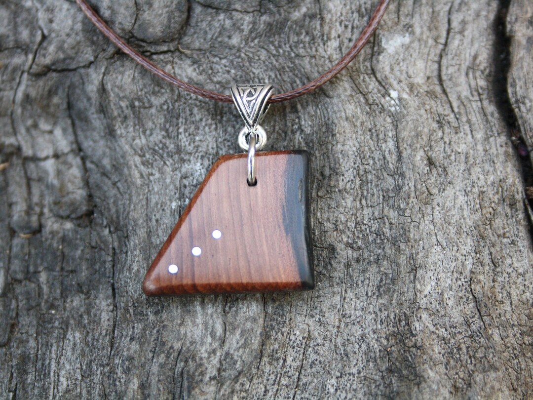6000 Year Old Irish Bog Yew Pendant, Hand-carved Minimalist Irish ...